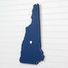 New Hampshire Home State Wood Sign Cutout Silhouette Wall Art - Etsy