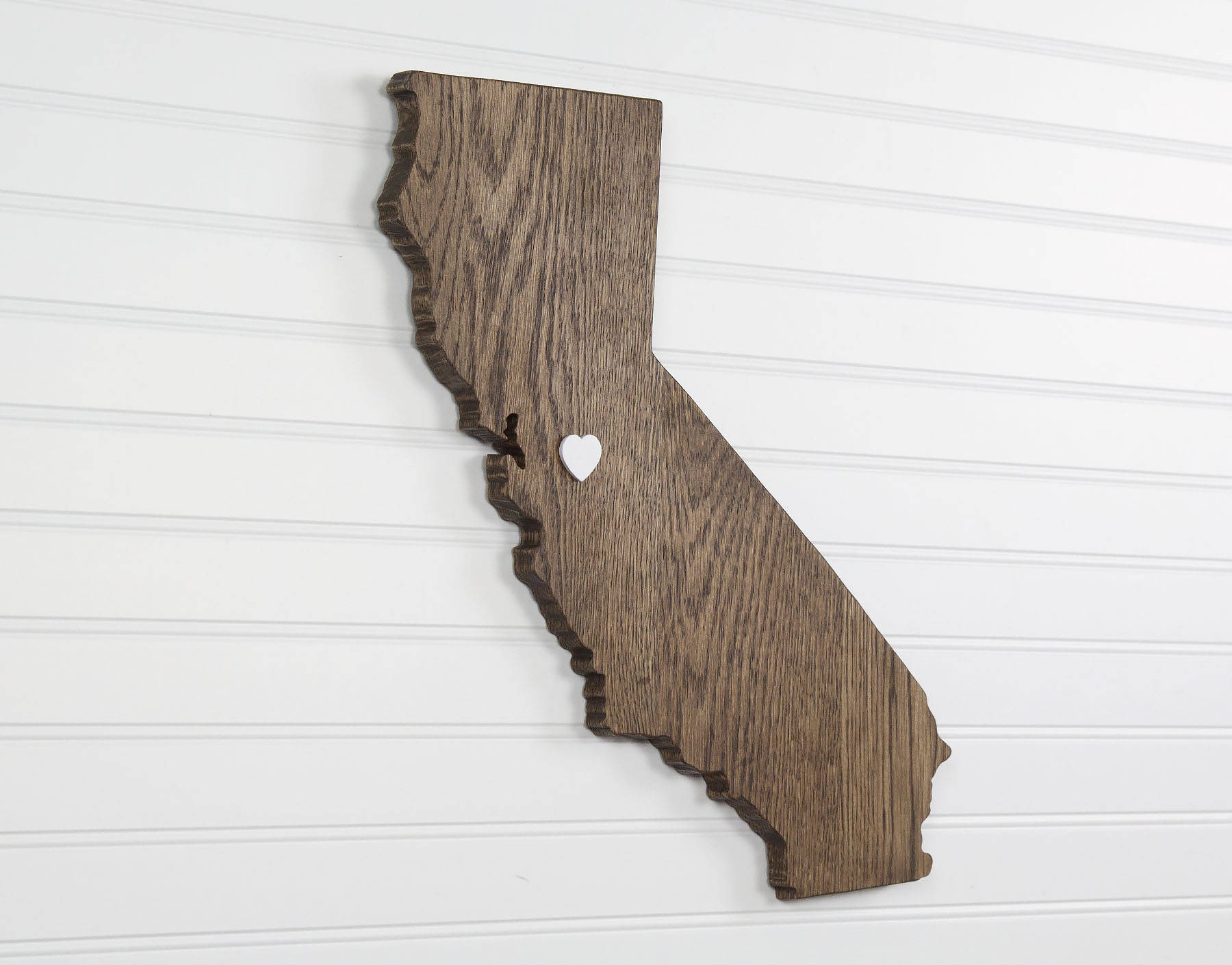 California State Shape Wood Sign Cutout Wall Art. Modern Rustic ...