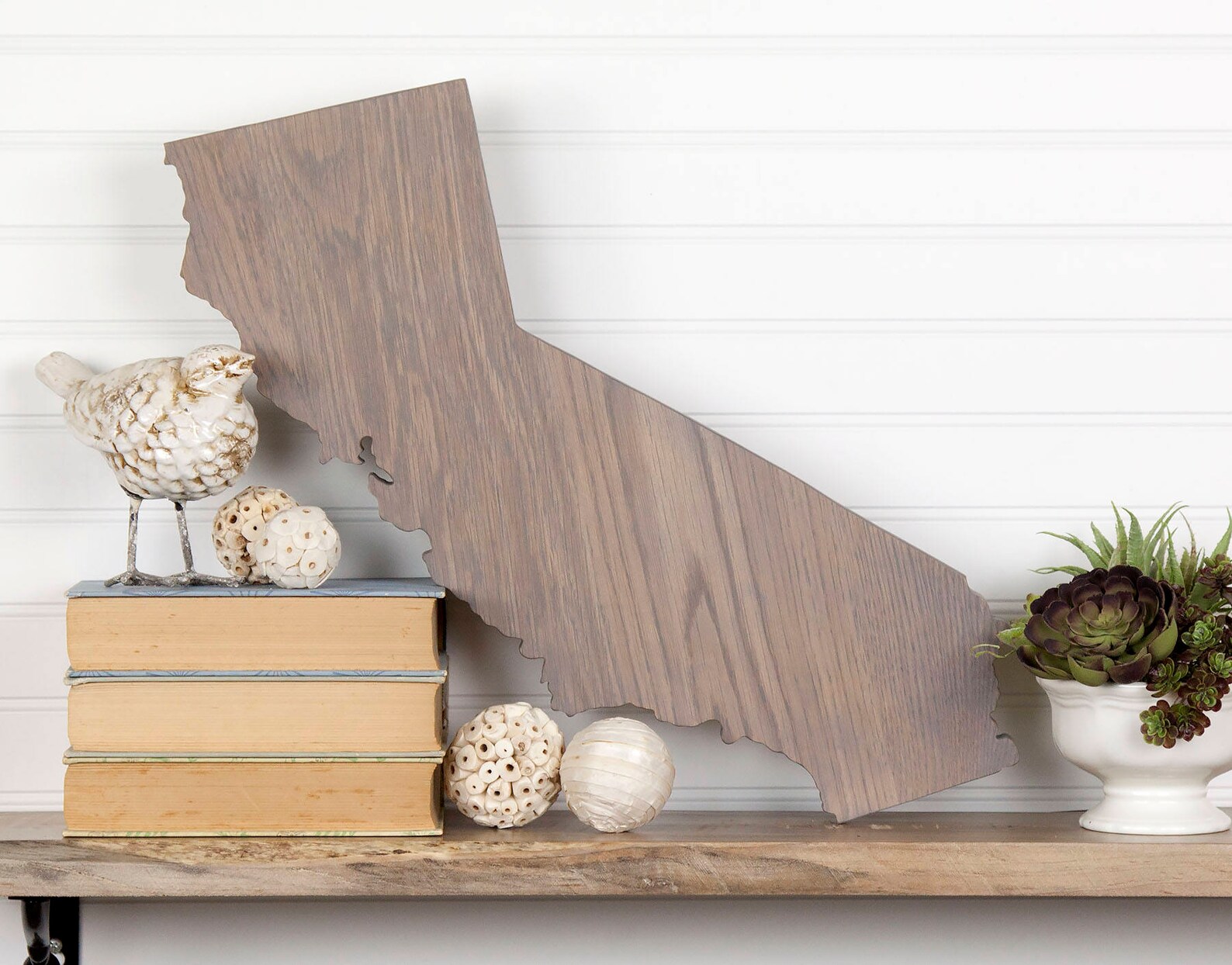 California State Shape Wood Sign Cutout Wall Art. Modern Rustic ...