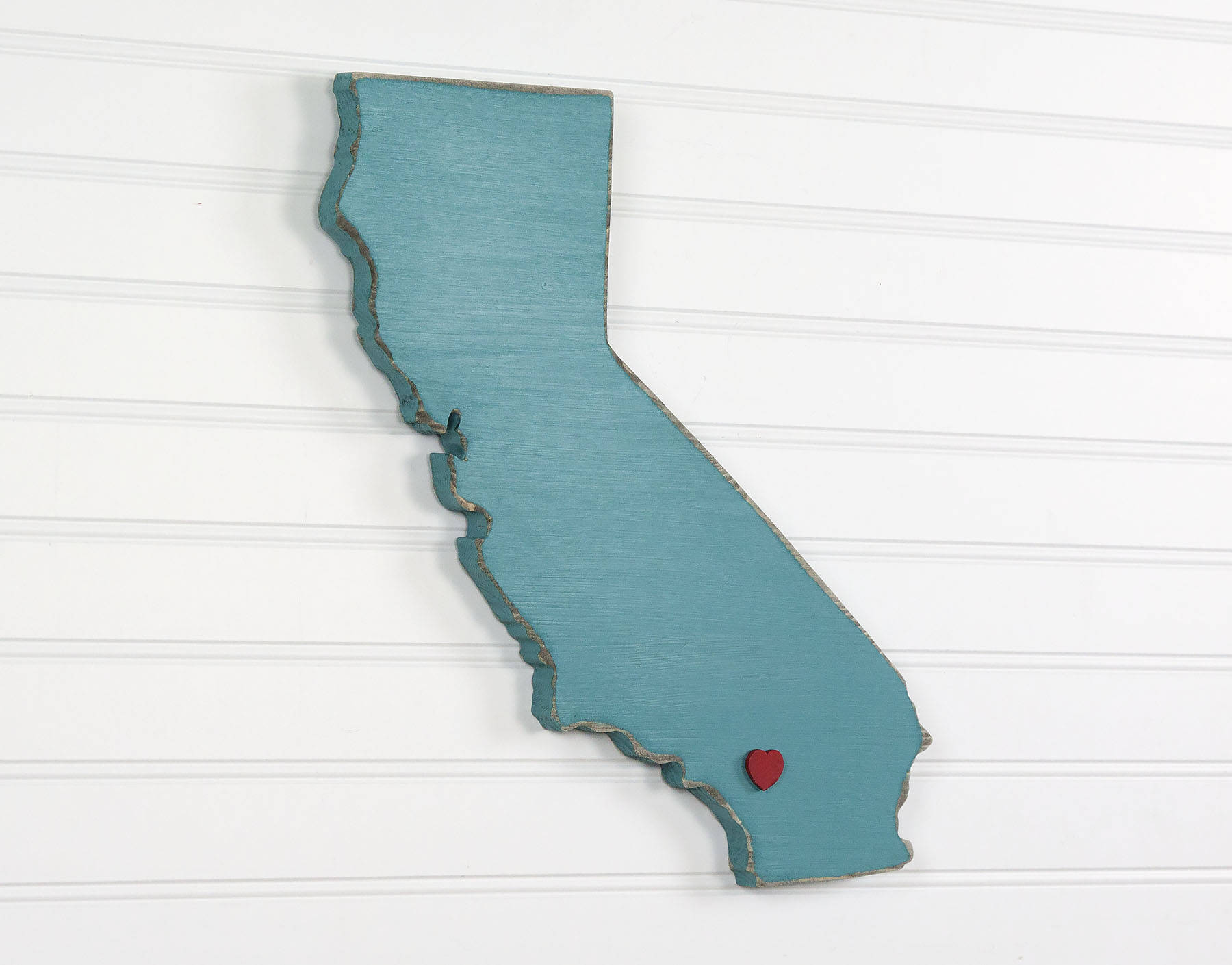 California Home State Wood Sign Cutout Silhouette Wall Art Personalized ...