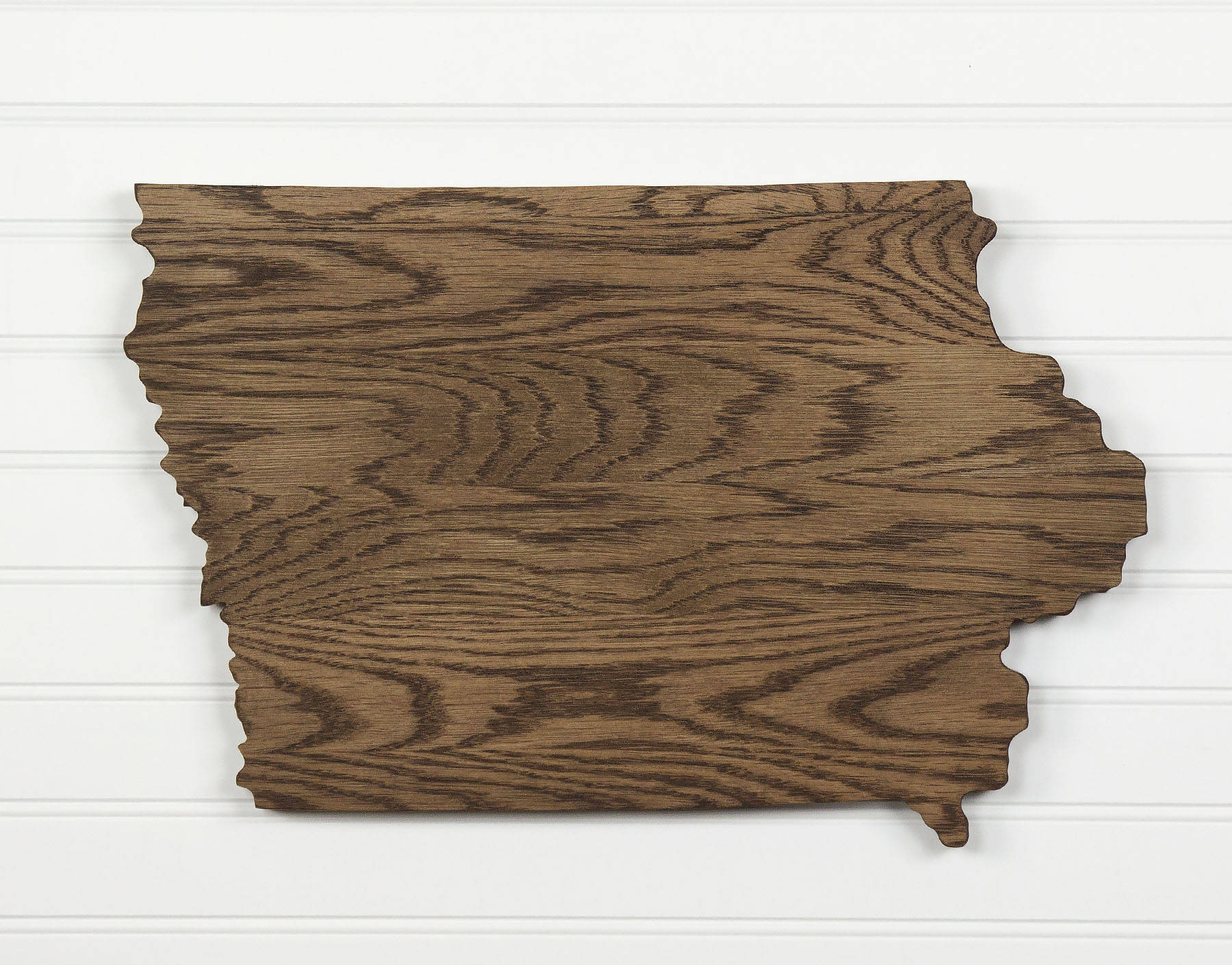 Iowa State Shape Wood Sign Cutout Wall Art. Modern Rustic | Etsy