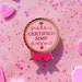 Certified Simp Badge Enamel Pin | Valentine's Day Gift Bag Jacket Medal ...