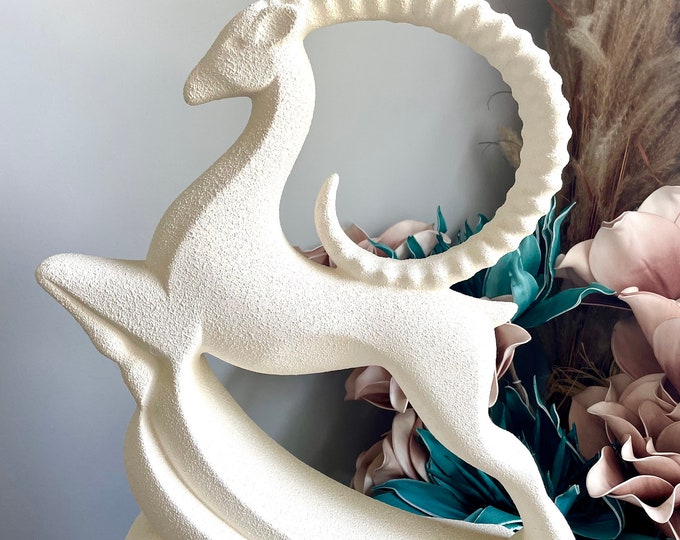 Haeger Pottery Leaping Gazelle or Ibex - Etsy