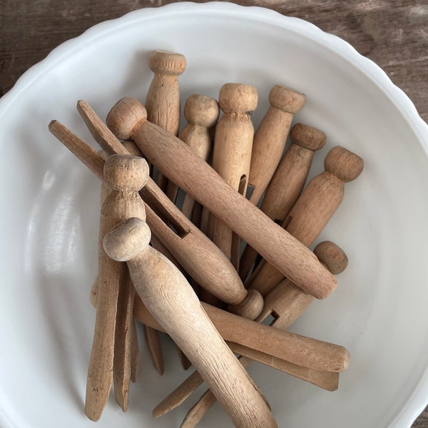 Vintage Clothes Pins - Etsy