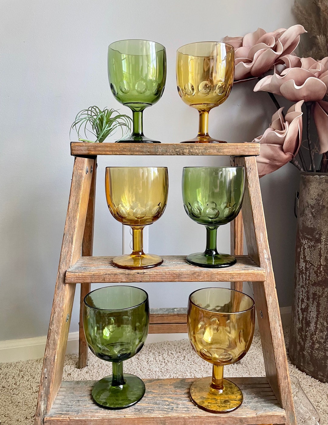 Thumbprint Goblets - Etsy