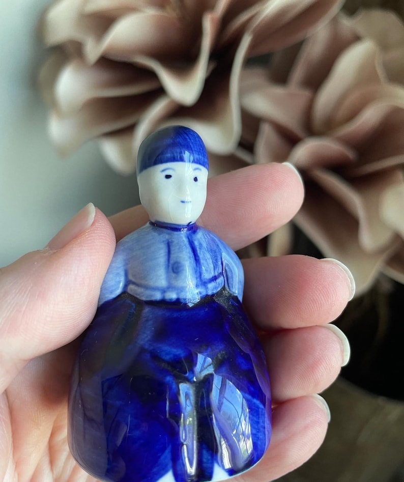 Delft Blue Dutch Figures - Etsy
