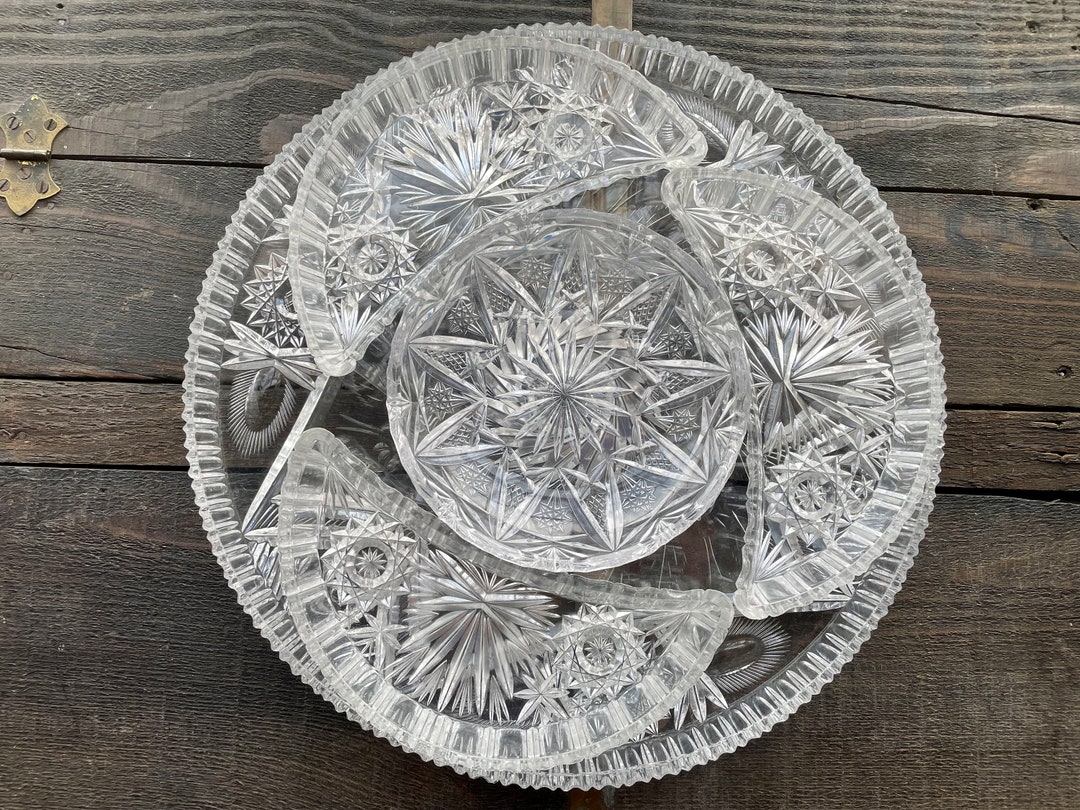 Simulated Styrene Crystal Serving Set - Etsy