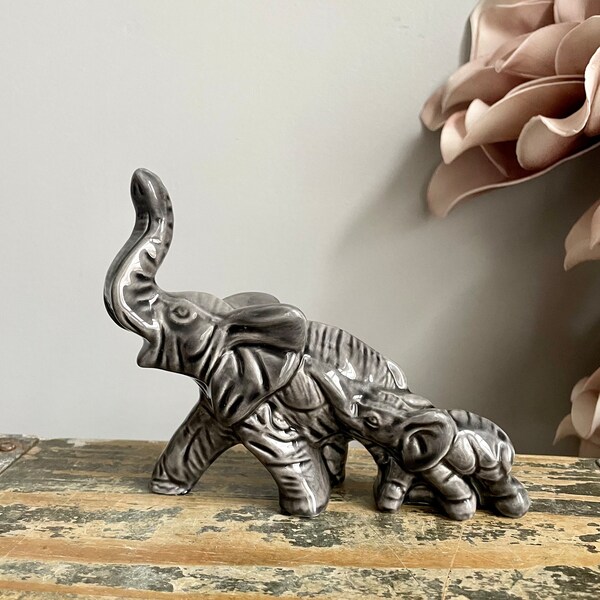 Ceramic Elephants - Etsy