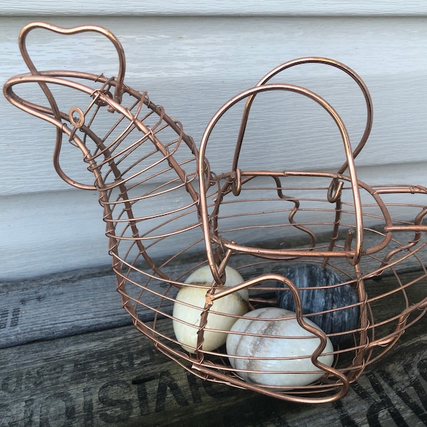 Rooster Egg Basket - Etsy