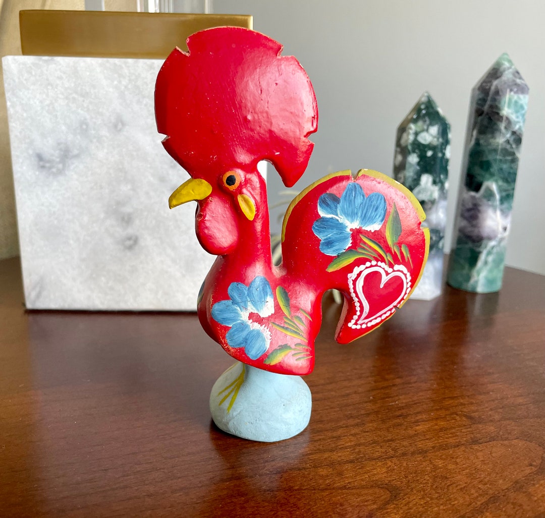 Folk Art Rooster - Etsy