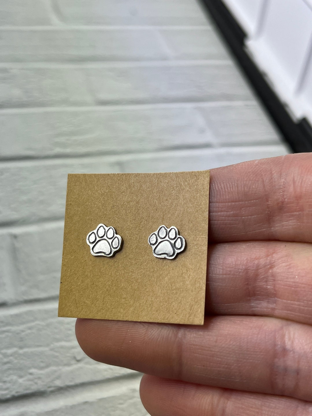 Dog Paw Studs Tree Studs Spiderweb Studs Trout Studs Leaf - Etsy