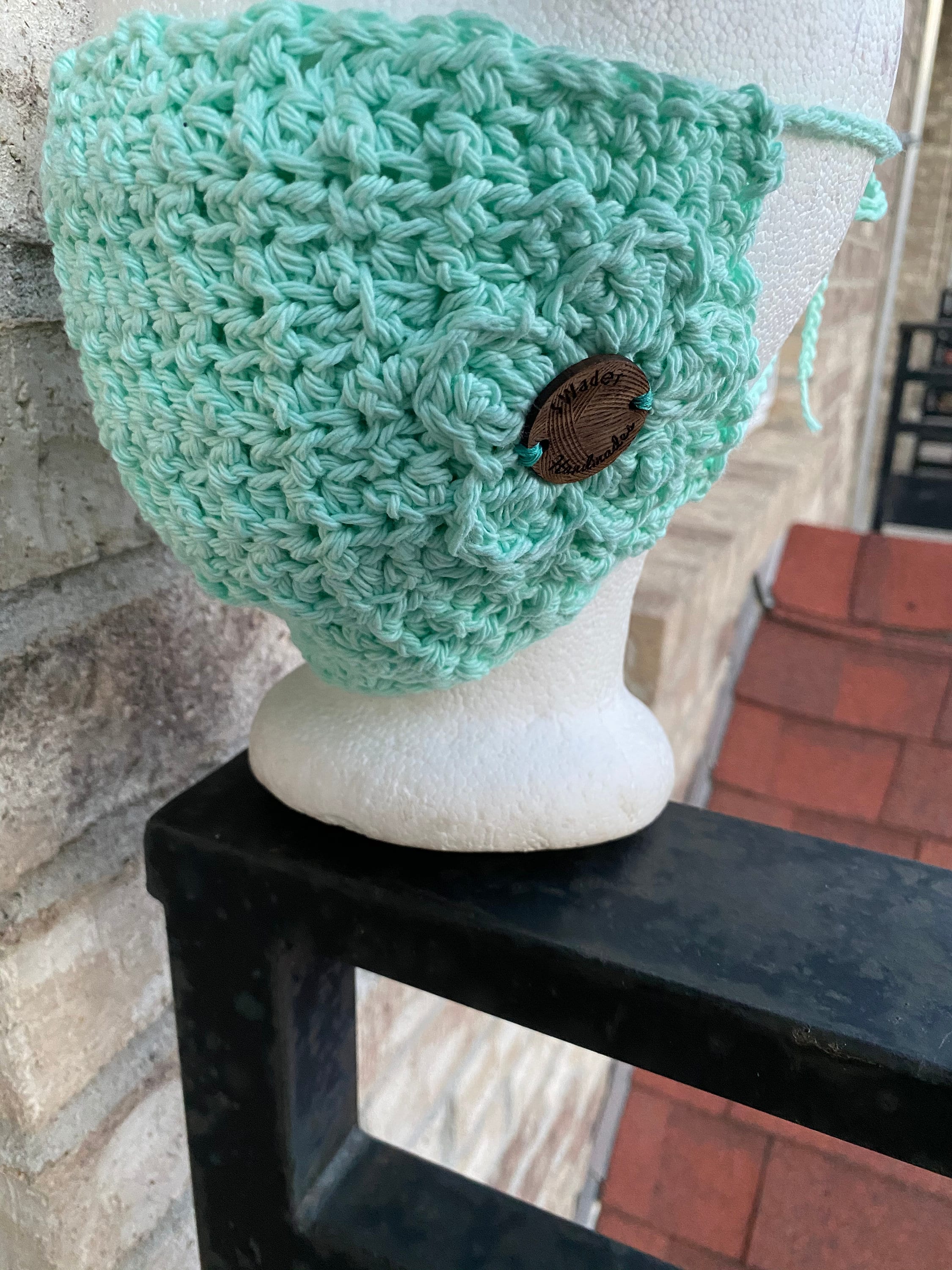 Unisex Crocheted Face Mask Shield Cover PPE the Cannucci Face Mask - Etsy