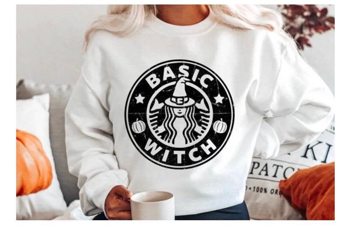 Starbucks Basic Witch Cut File Basic Witch SVG Basic Witch - Etsy