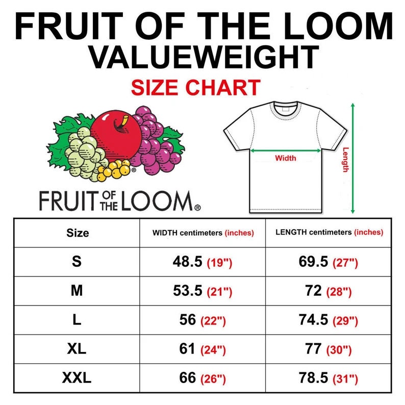 Fruit Of The Loom Size Chart Cm | atelier-yuwa.ciao.jp