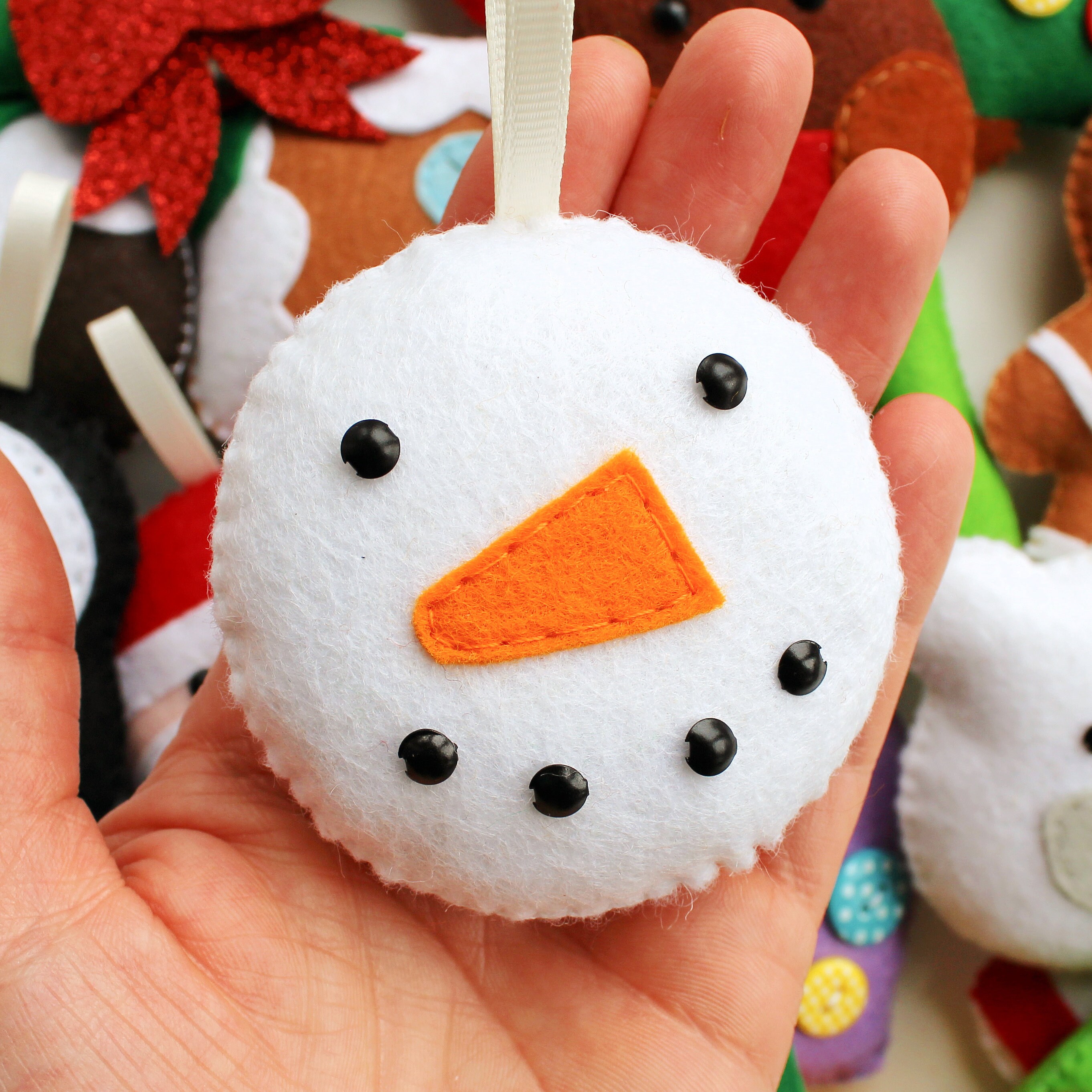 Digital Download Pattern and Instructions for 8 Piece Felt - Etsy UK