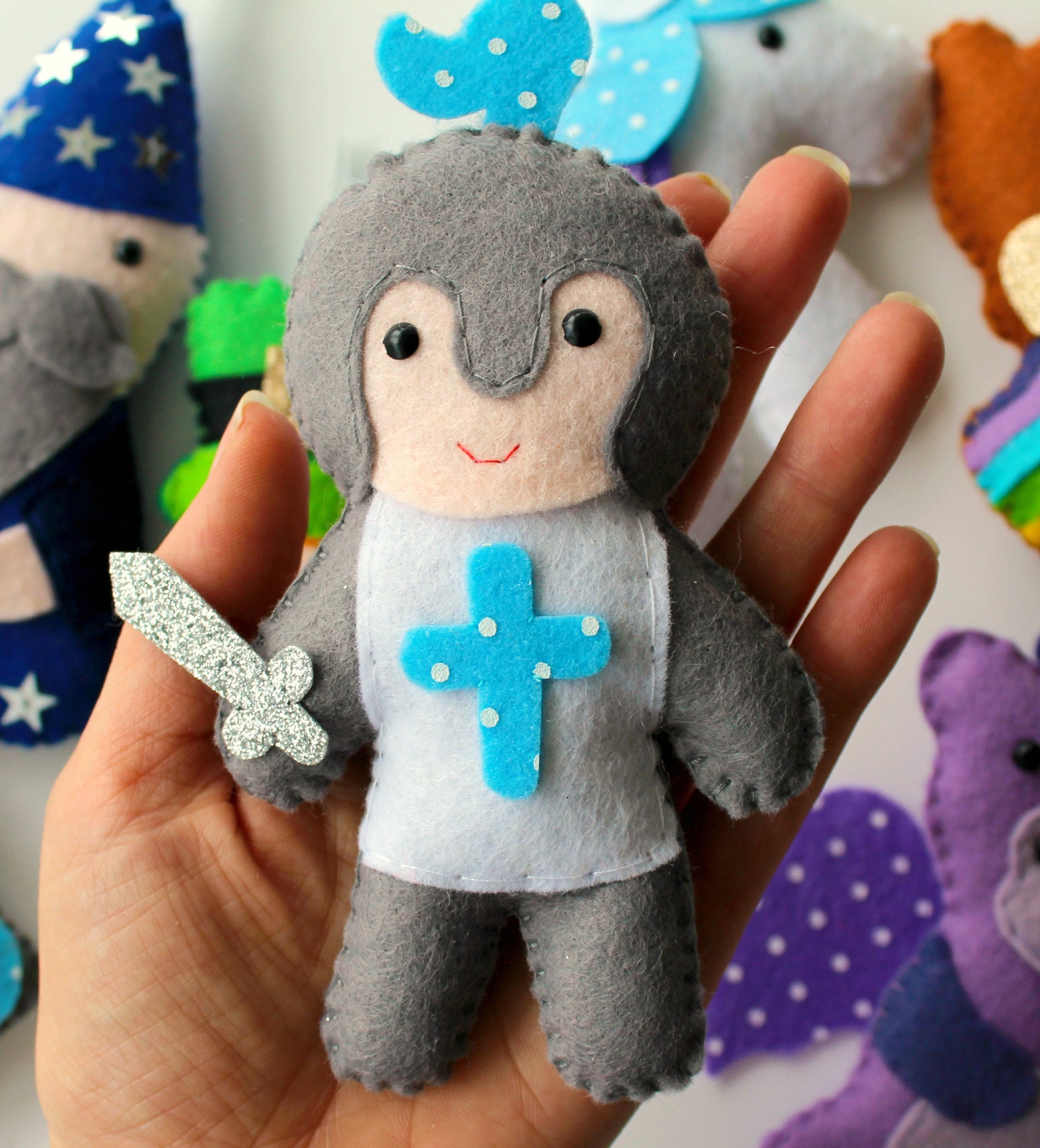 PDF Instructions for Felt Fairytale Knights Decoration Set. | Etsy