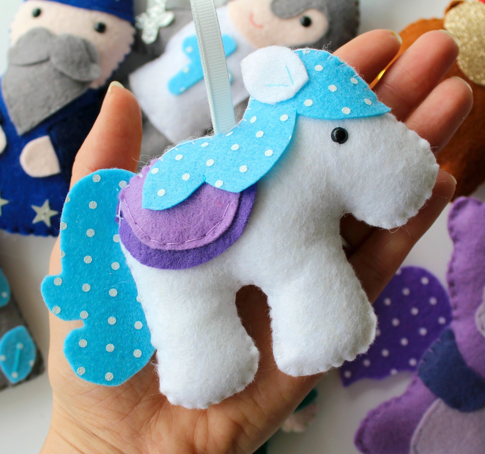 PDF Instructions for Felt Fairytale Knights Decoration Set. | Etsy