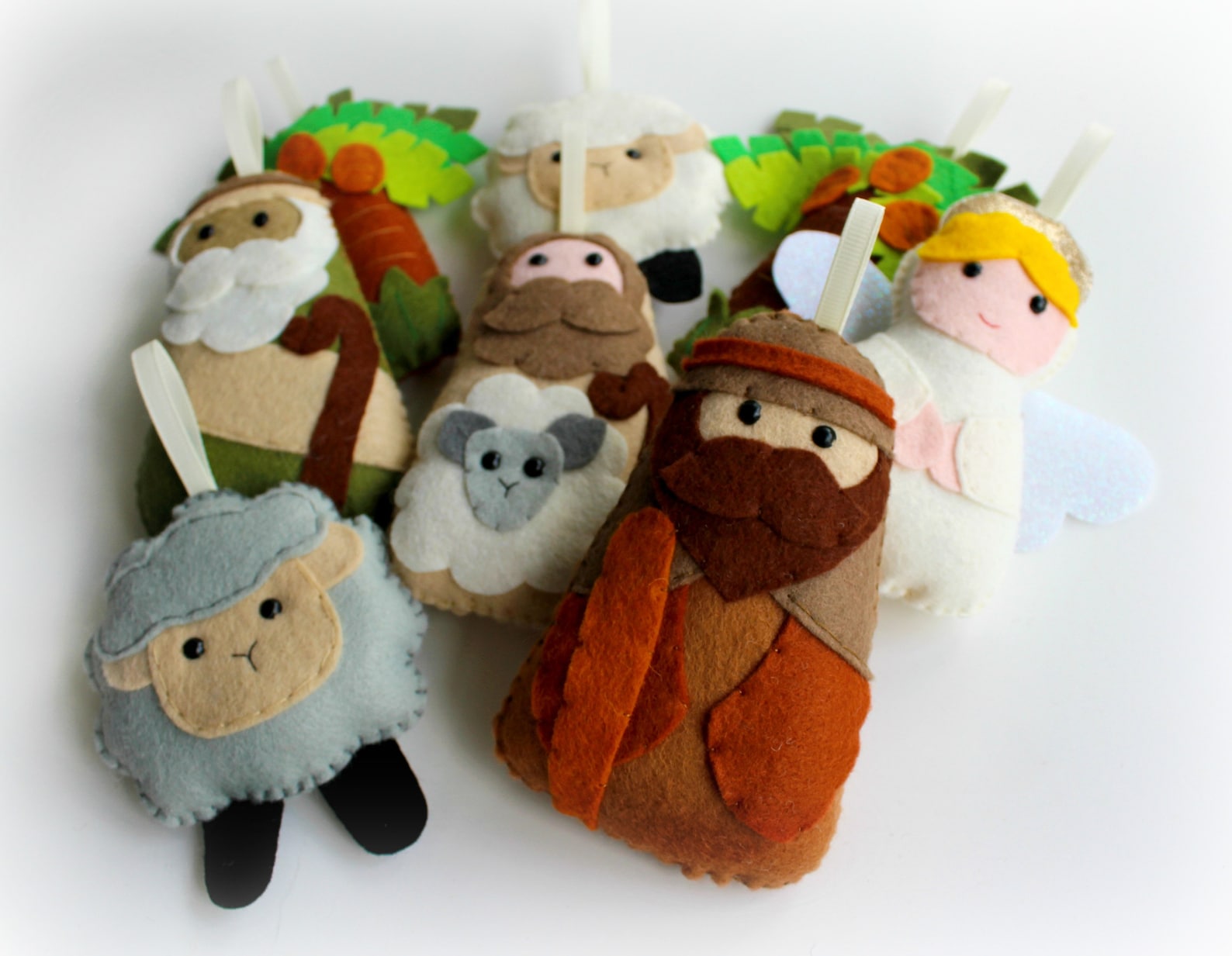 PDF Pattern for Felt Nativity Advent Garland Full | Etsy Canada