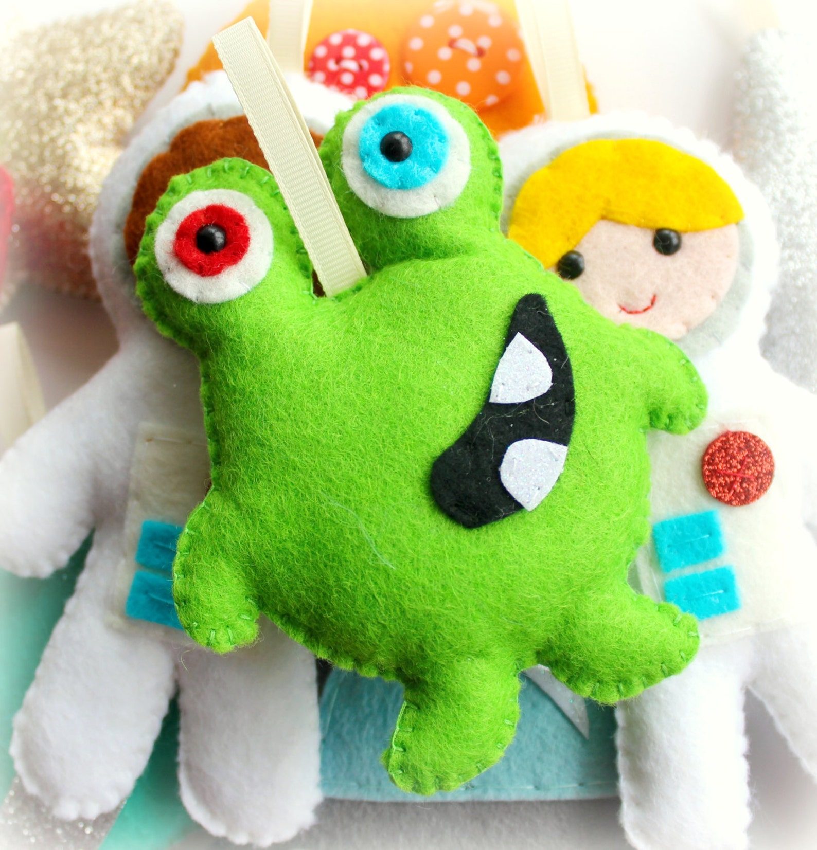 PDF Instructions for Felt Bright Aliens and Astronauts | Etsy