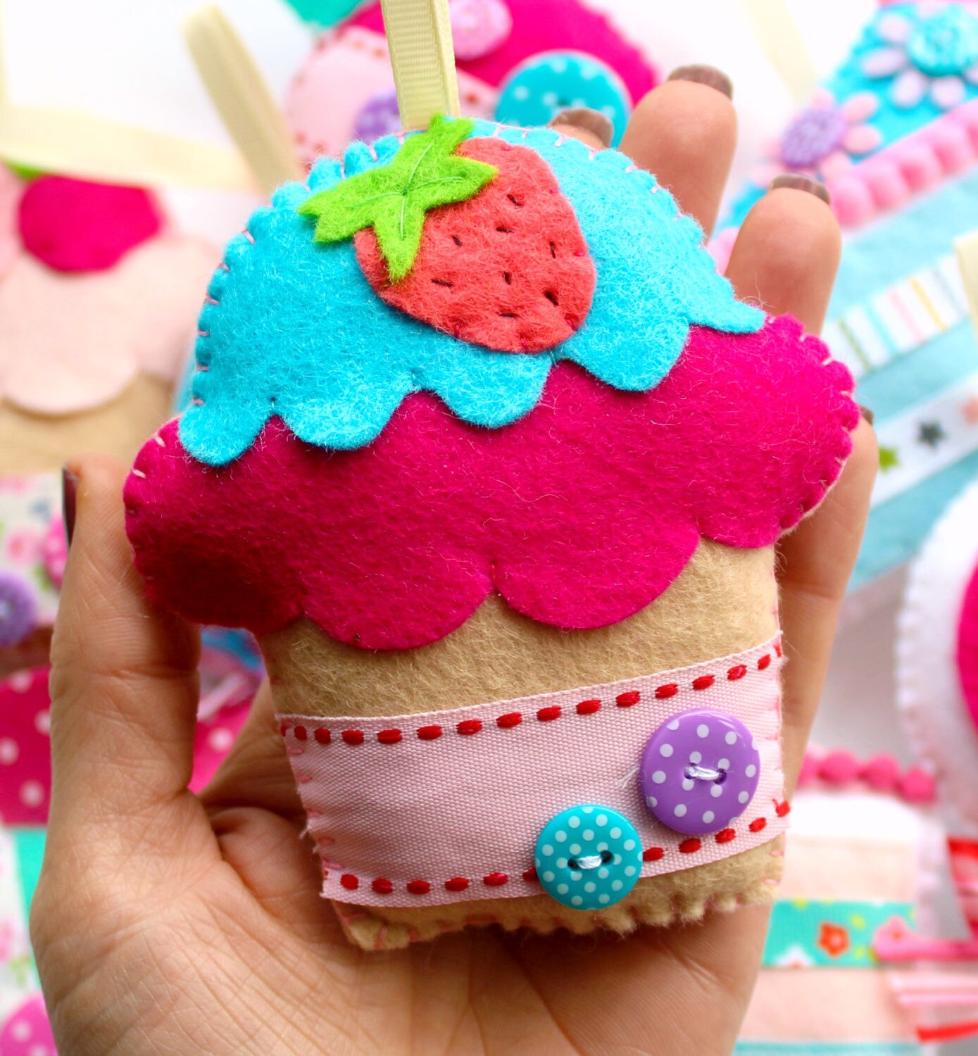 PDF Instructions for Felt Sweet Treats Garland. Instructions - Etsy UK