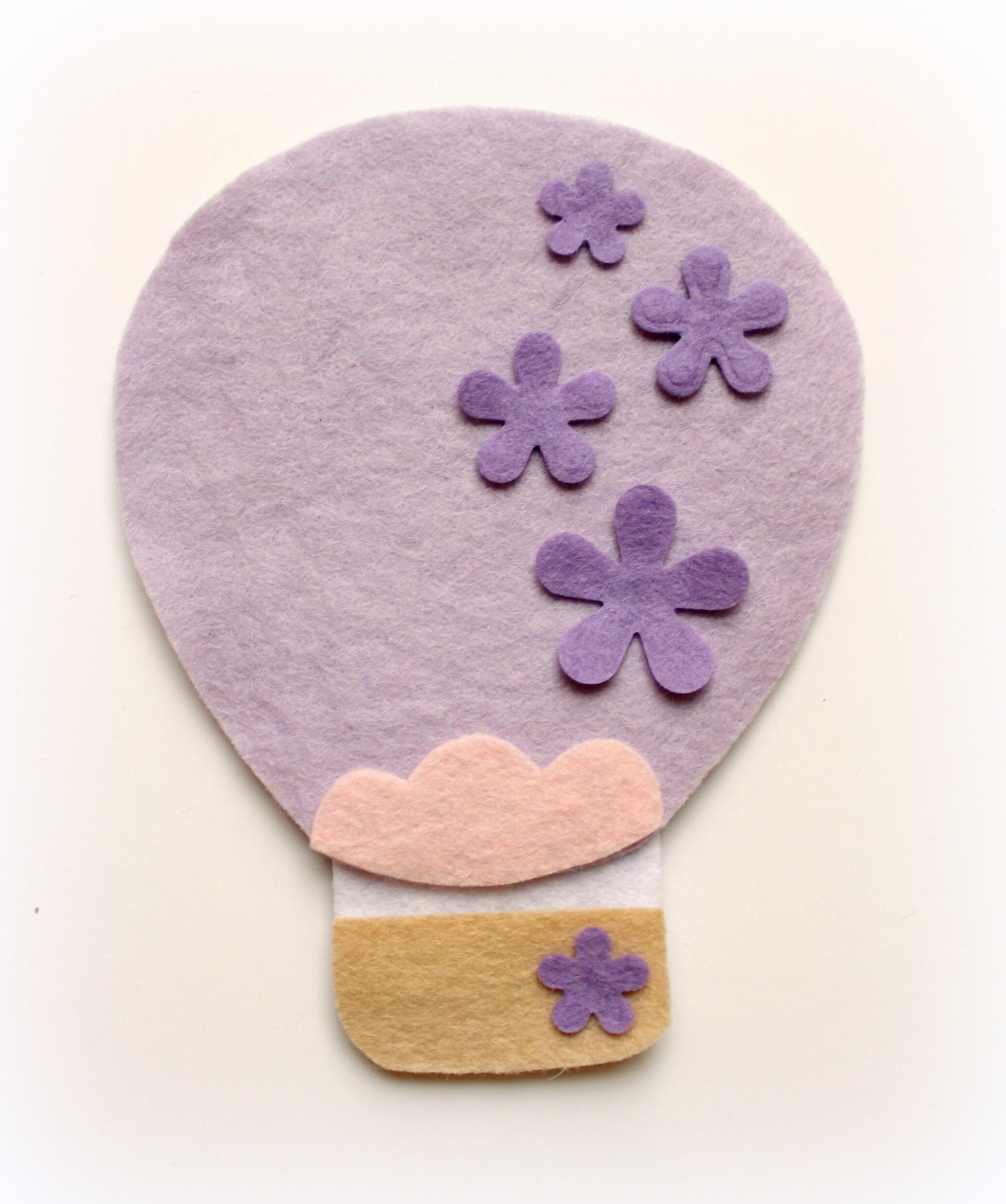 Make Your Own Felt Hot Air Balloon and Cloud Garland Kit. Felt | Etsy UK
