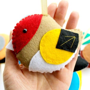 PDF Instructions for Felt British Birds Garland. Instructions for 8 ...