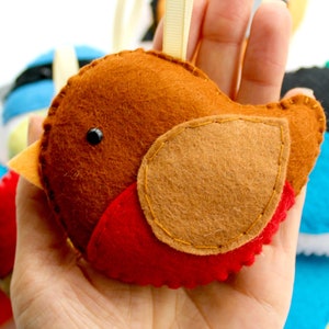 Make Your Own Felt British Birds Garland Kit. Craft Kit With Materials ...