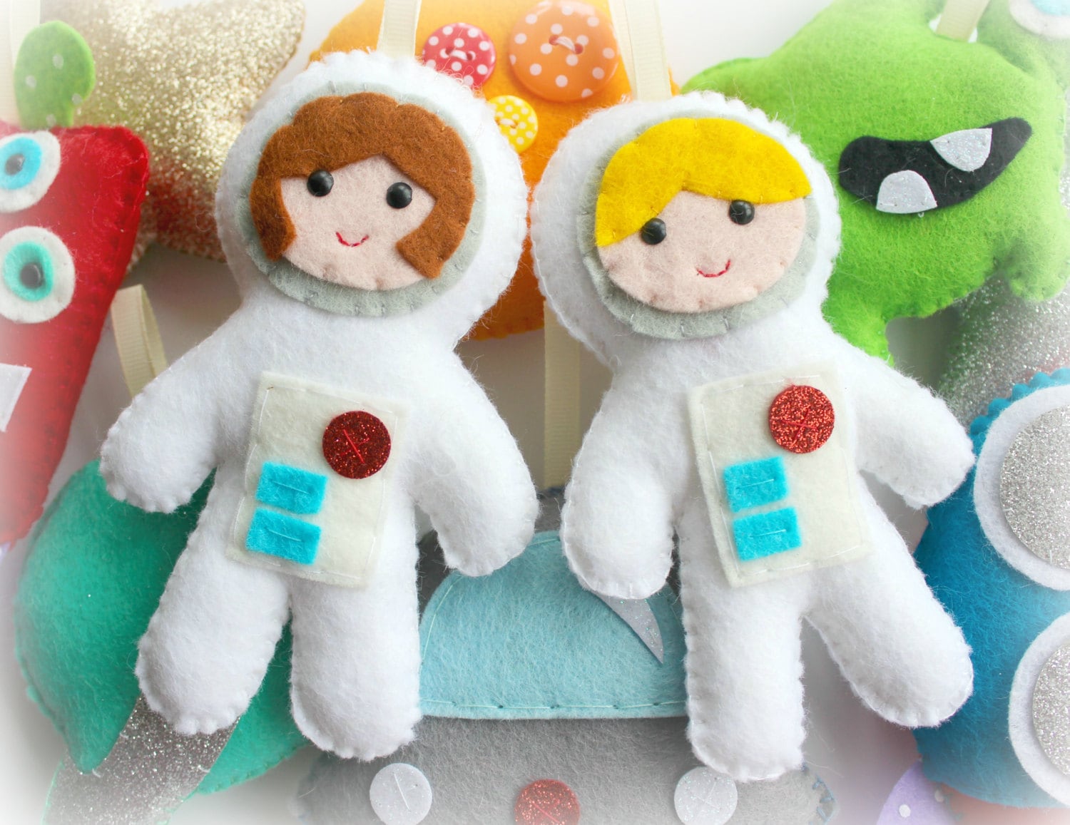 PDF Instructions for Felt Bright Aliens and Astronauts | Etsy