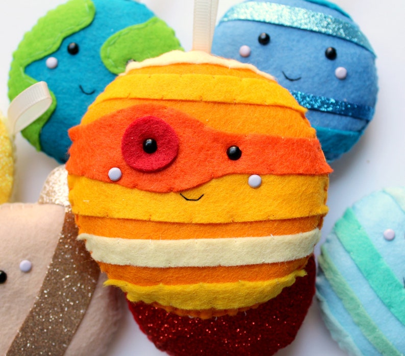 Make Your Own Felt Solar System Garland Kit. Space Garland. - Etsy