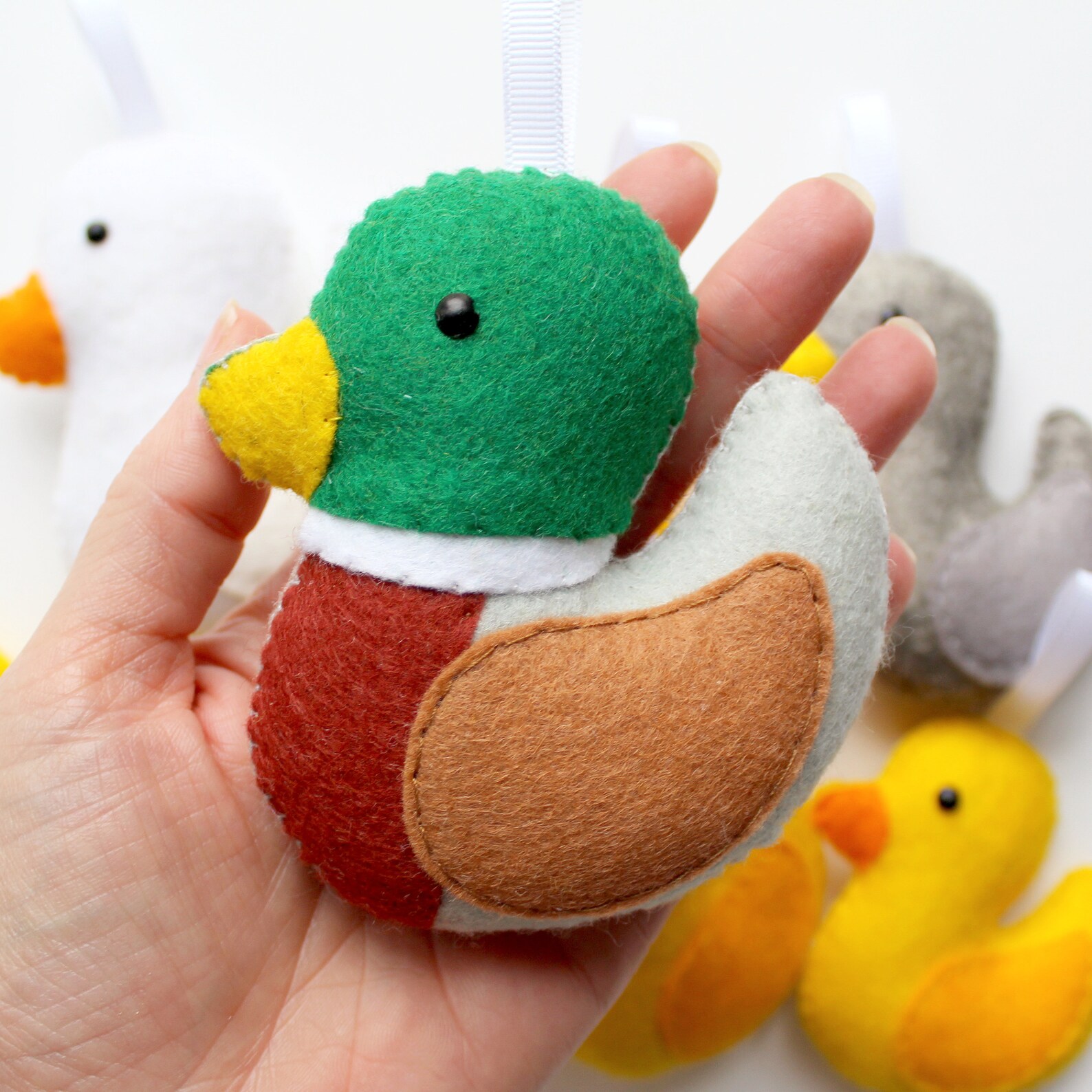 Felt Ugly Duckling Garland Kit: DIY Sewing Pattern - Etsy
