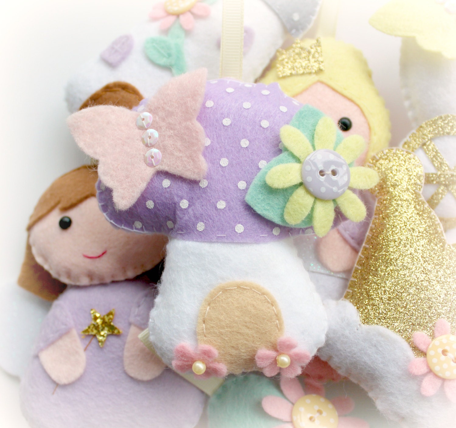 PDF Instructions for Felt Princess Garland. Instructions for 8 | Etsy