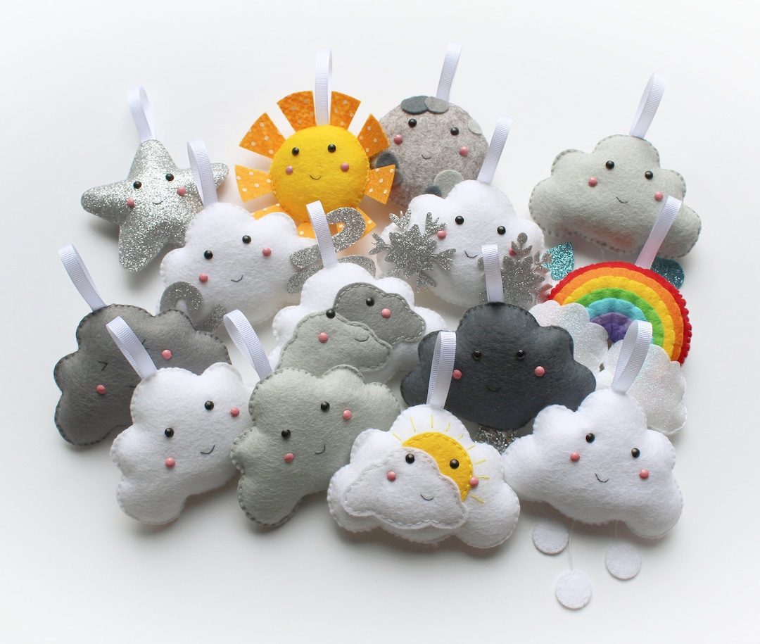 PDF Pattern for Felt Weather Decorations. Instructions for 14 ...