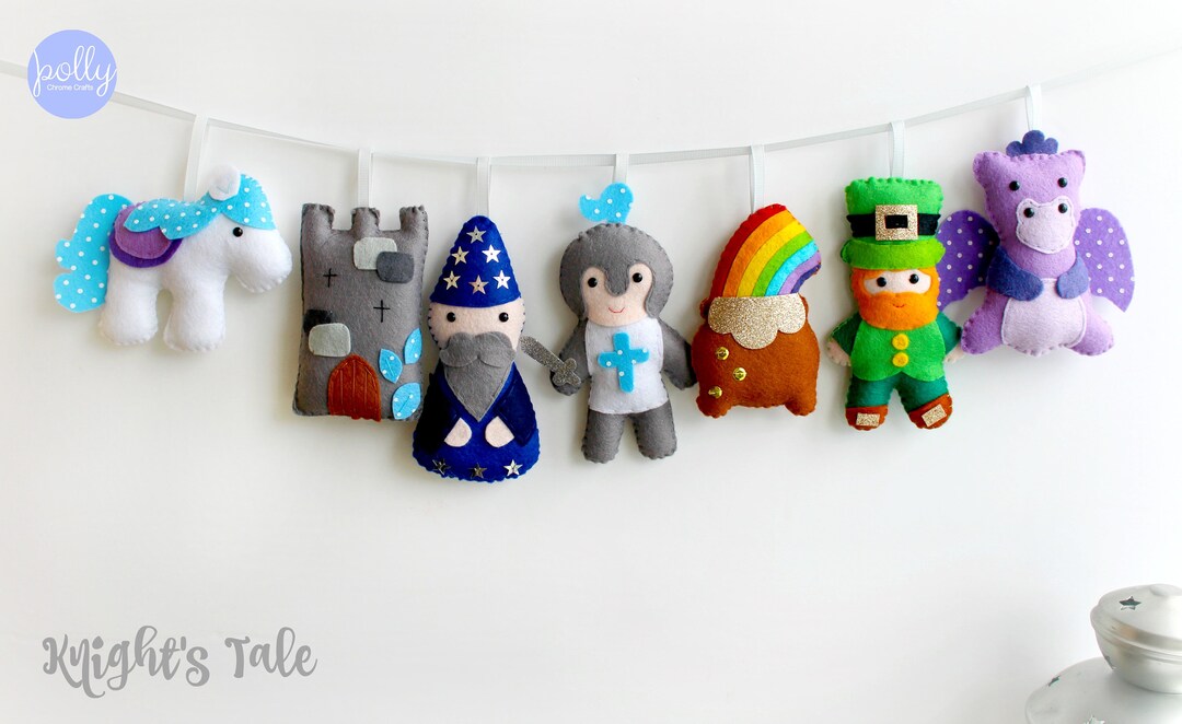 PDF Instructions for Felt Fairytale Knights Decoration Set ...