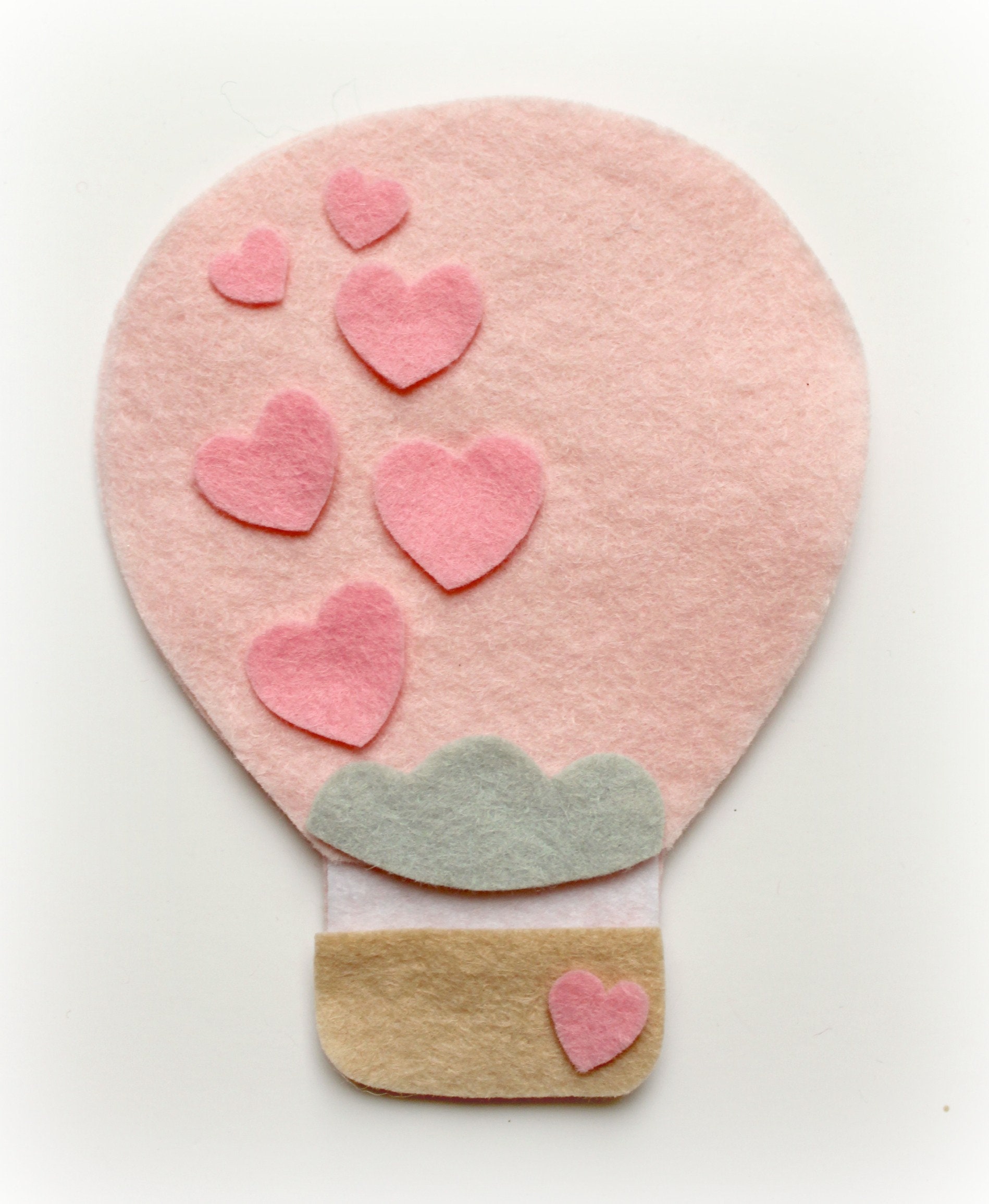 Make Your Own Felt Hot Air Balloon and Cloud Garland Kit. Felt | Etsy UK