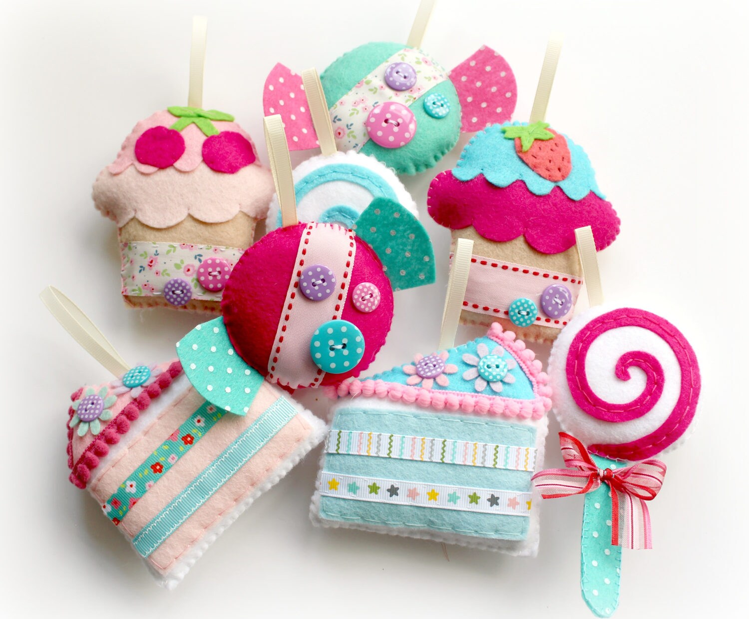 PDF Instructions for Felt Sweet Treats Garland. Instructions | Etsy