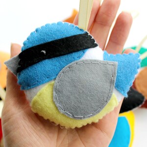 Make Your Own Felt British Birds Garland Kit. Craft Kit With Materials ...