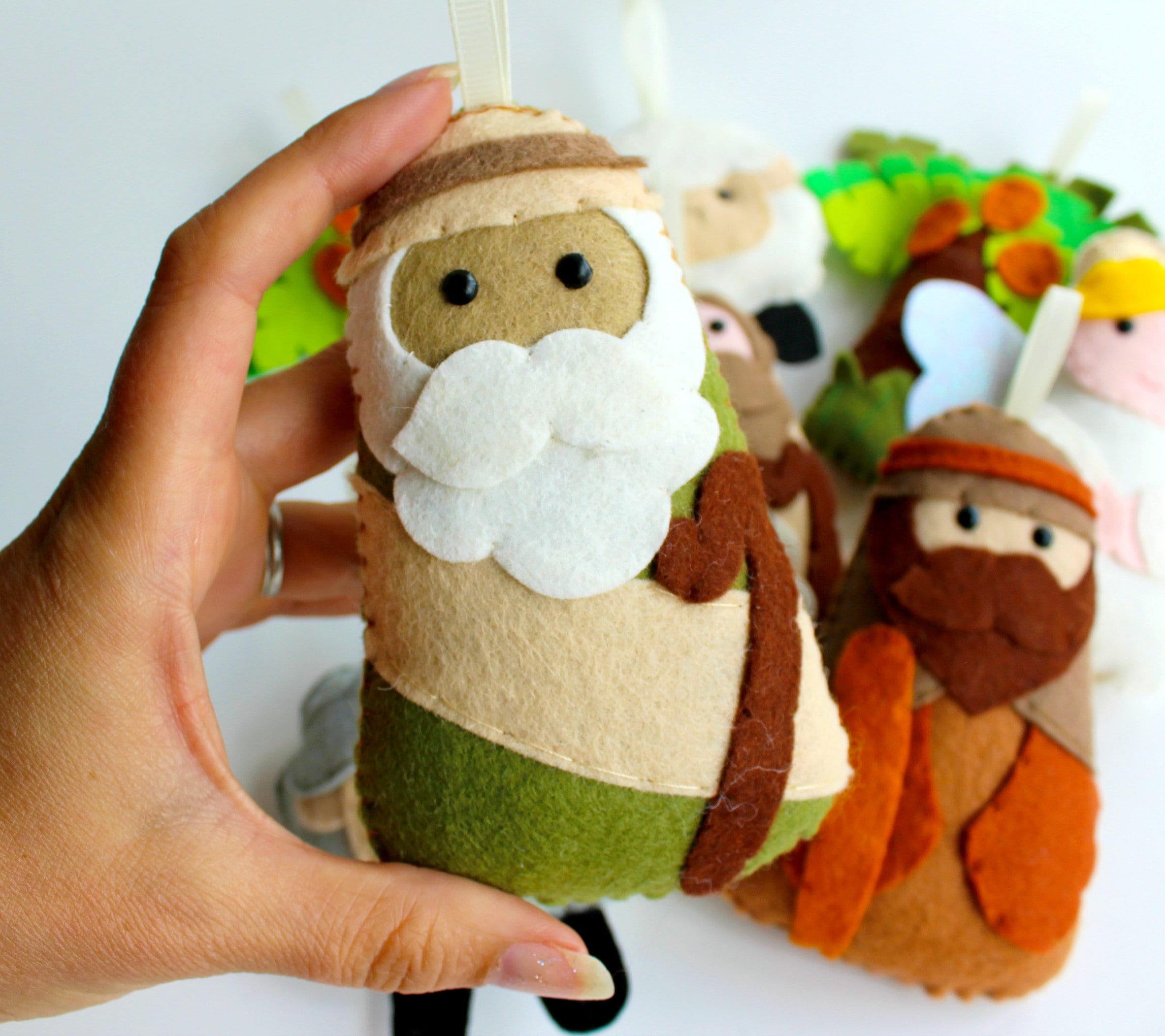 PDF Pattern for Felt Nativity Advent Garland Full | Etsy Canada