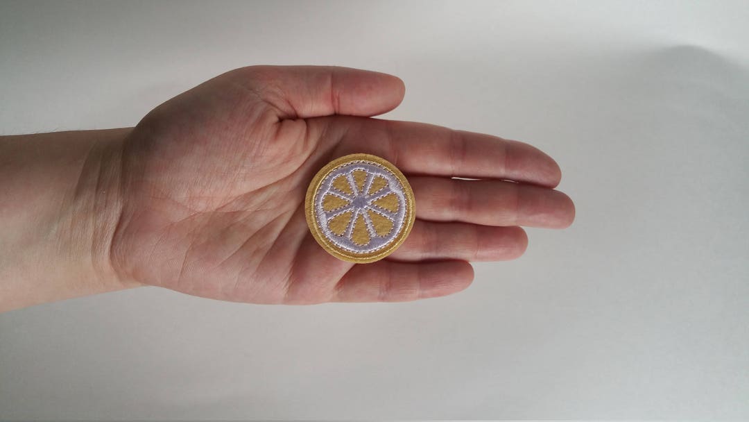 Lemon Slice Patch 1pc Sew on Iron on DIY Applique - Etsy