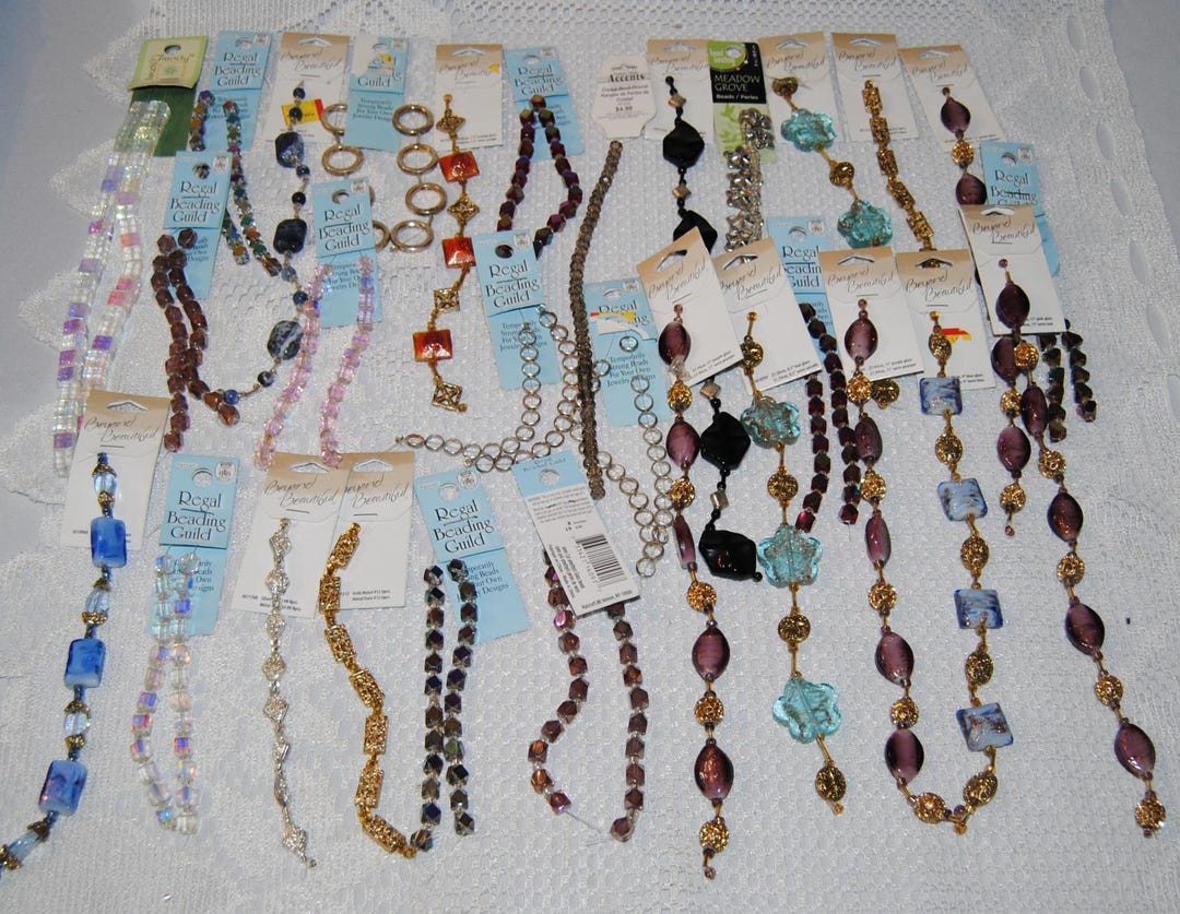 Lot of 29 New Packages of Assorted Beads - Etsy