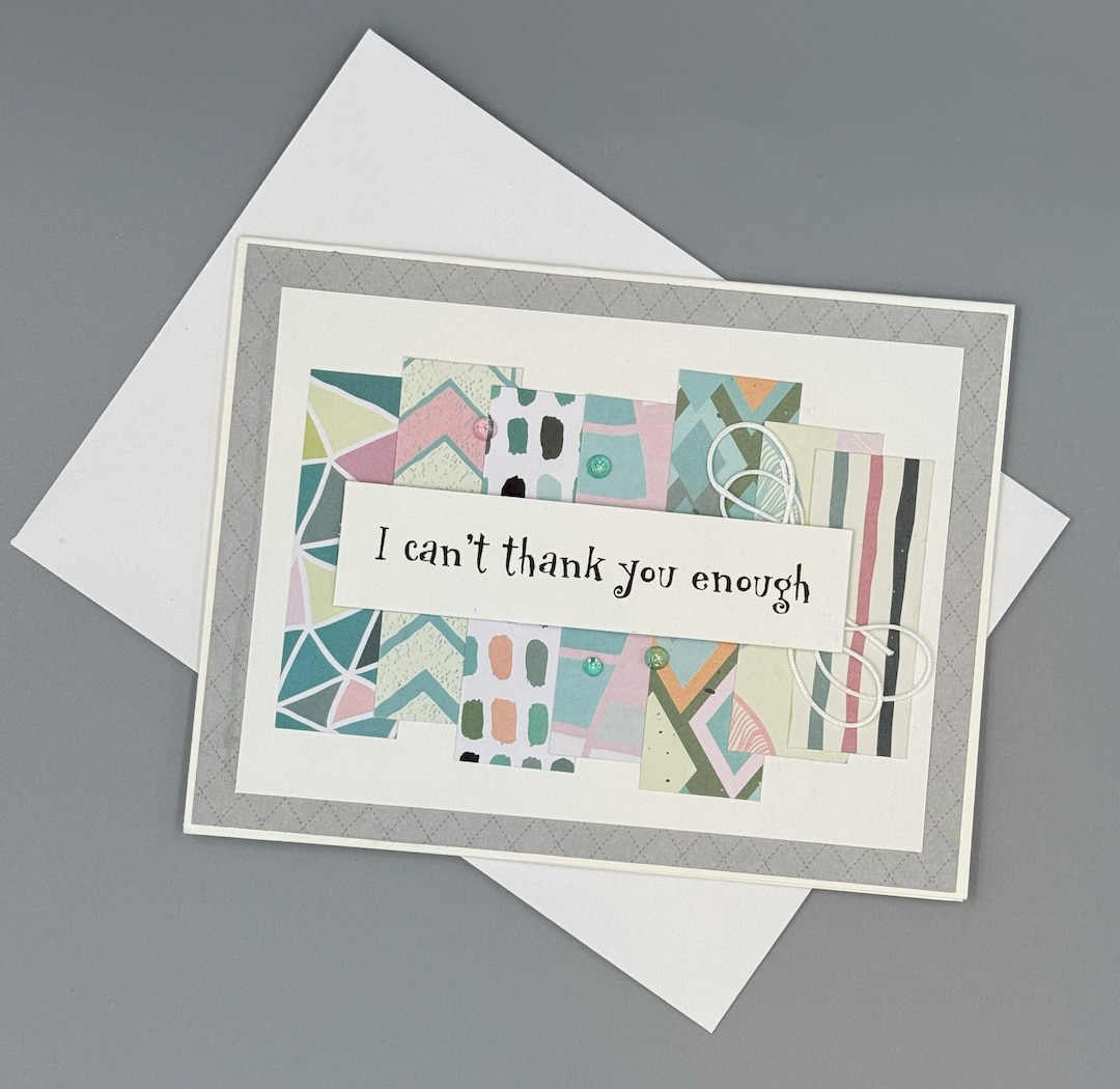 Handmade Cards, Thank You Cards With Sentiment, Great for Family and ...