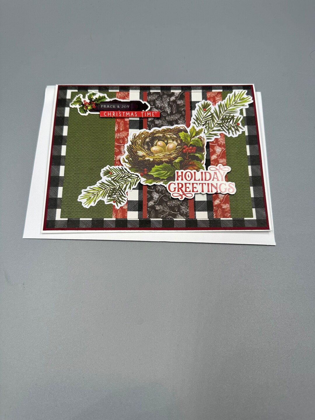 Christmas Card, Sentiment Inside, Card for Anyone, Hand-crafted ...