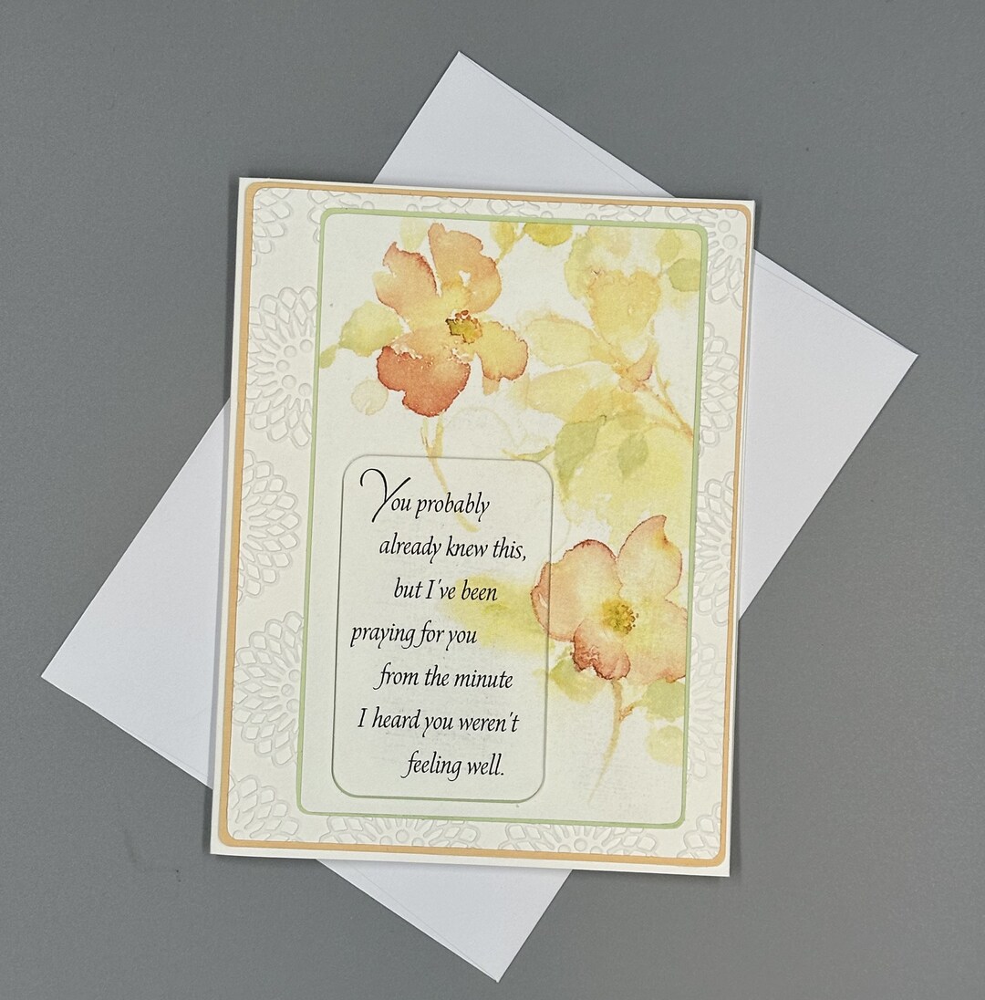 Handmade Cards, Get Well Card With Sentiment, a Variety for the Whole ...