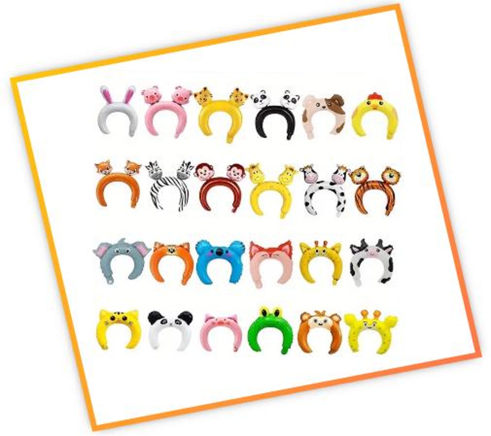 Children's Inflatable Animal Balloon Headbands- Jungle , Safari . Party ...