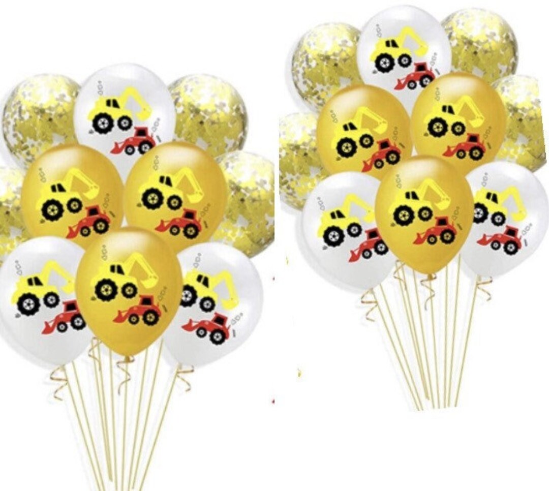 20 Construction , Builder, Dumper Truck Balloons - Etsy
