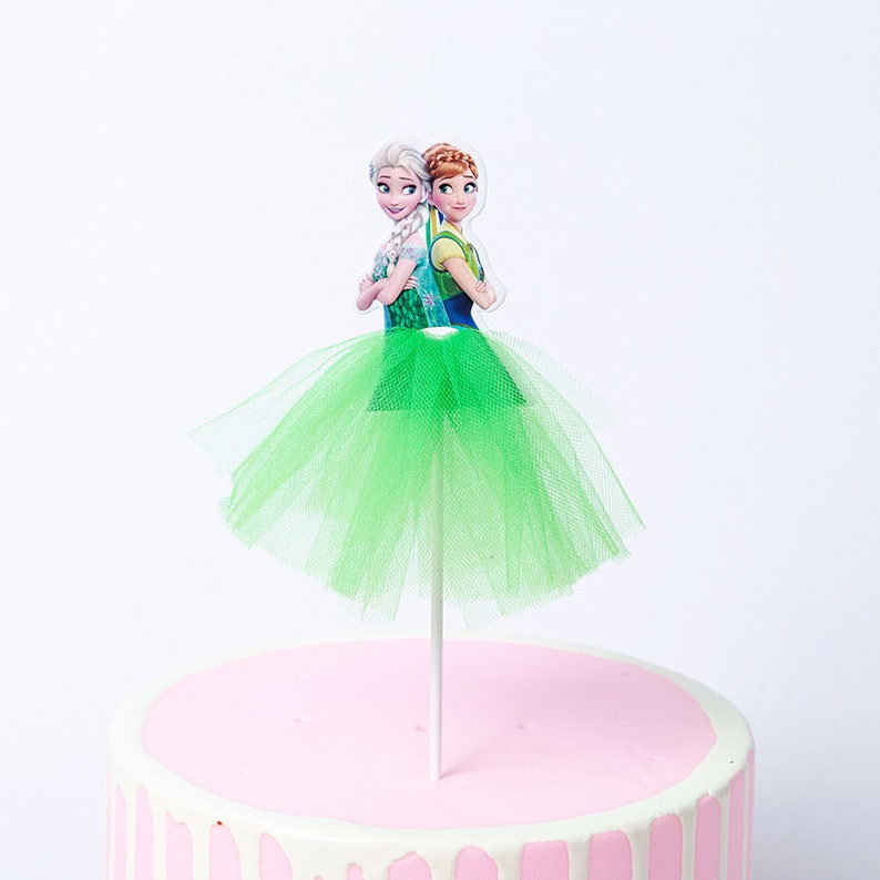 Princess Themed Cake Toppers Elsa Like Sleeping Beauty Like - Etsy