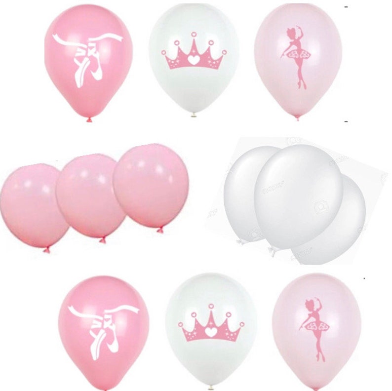 Ballet Dancer Balloons- Ballerina/ Ballet Shoes/ Princess Crown - Etsy