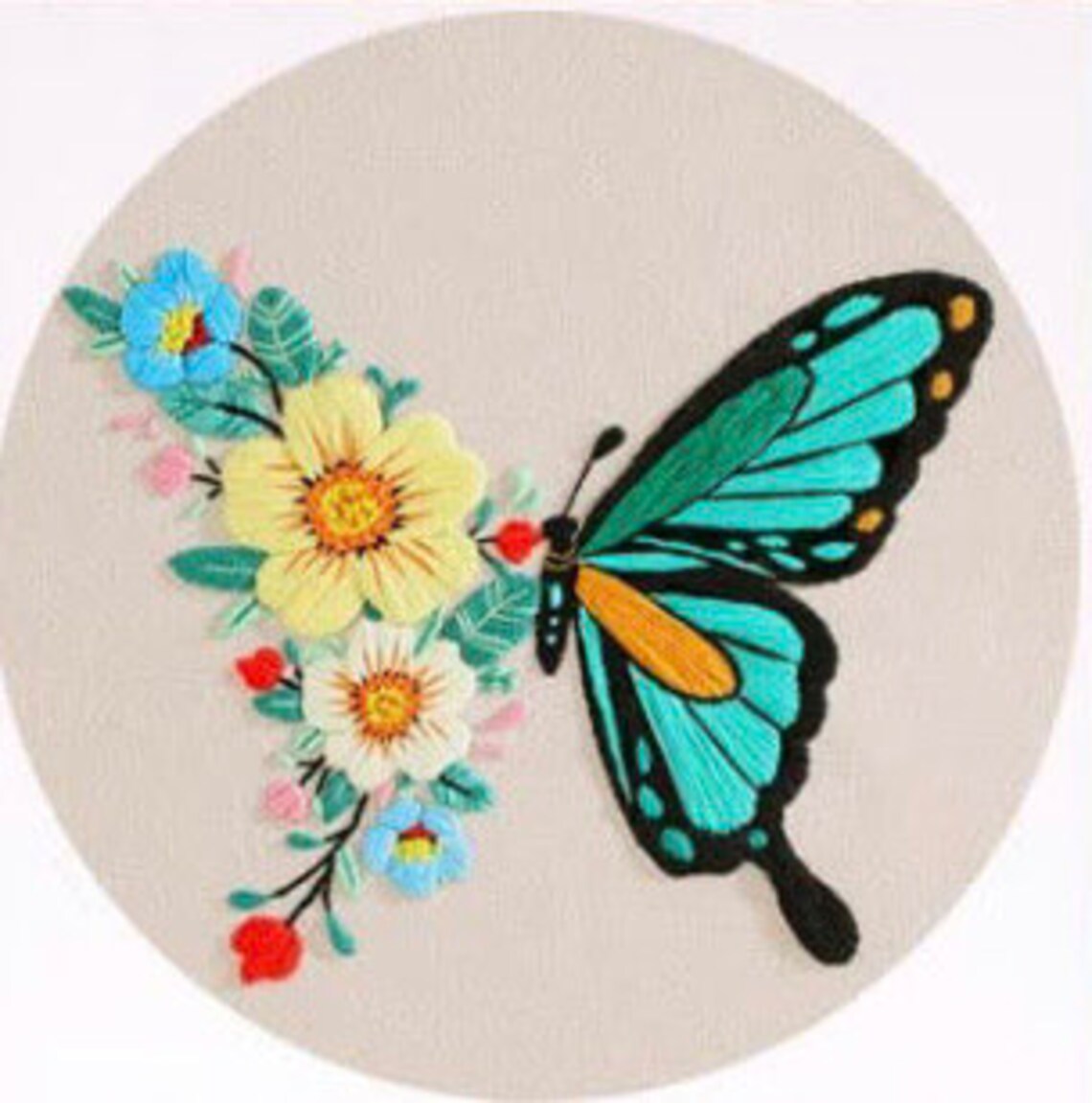 Butterfly Embroidery Kits - Etsy