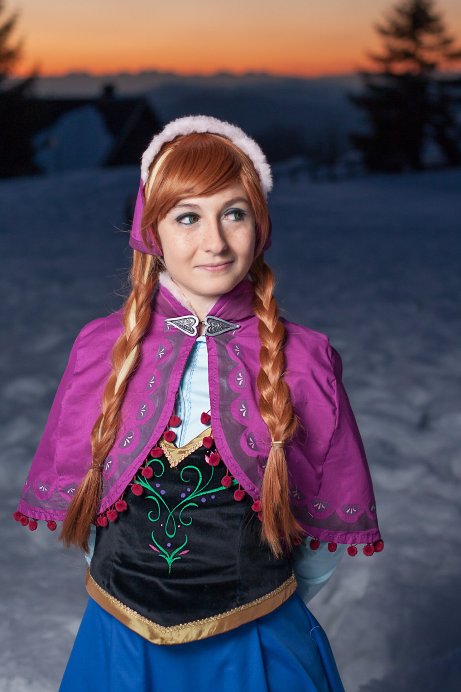 Anna Frozen Disney Costume Cosplay | Etsy