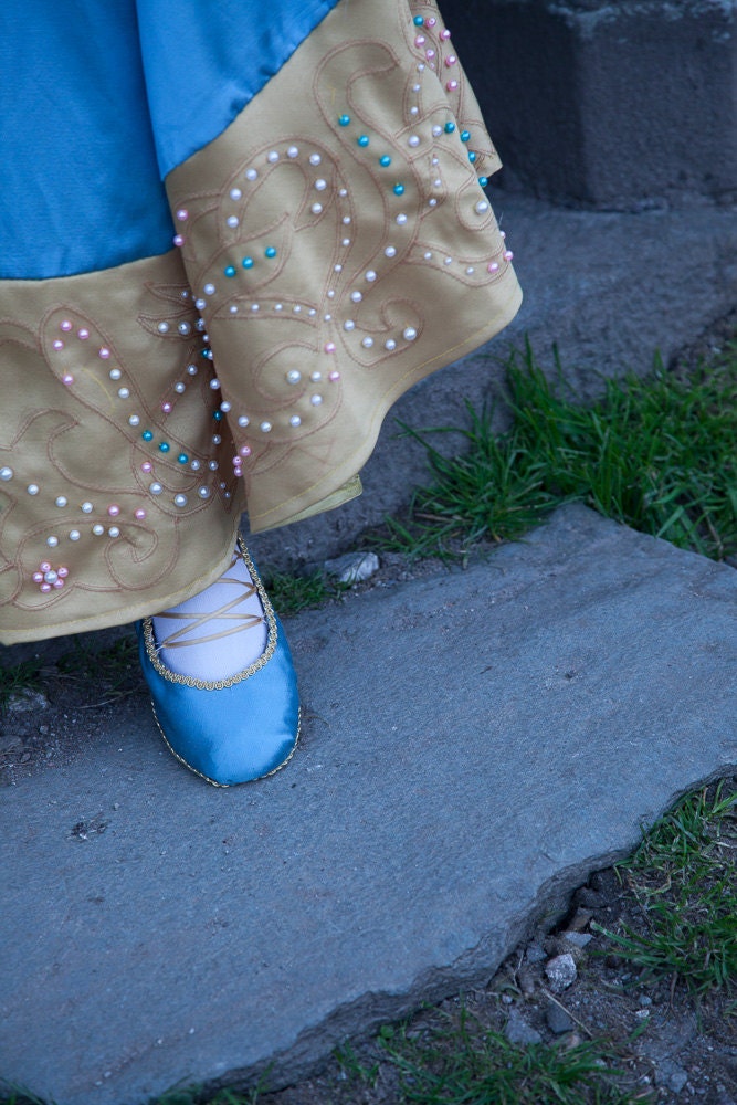 Merida Brave Disney Pixar Blue Princess Dress - Etsy