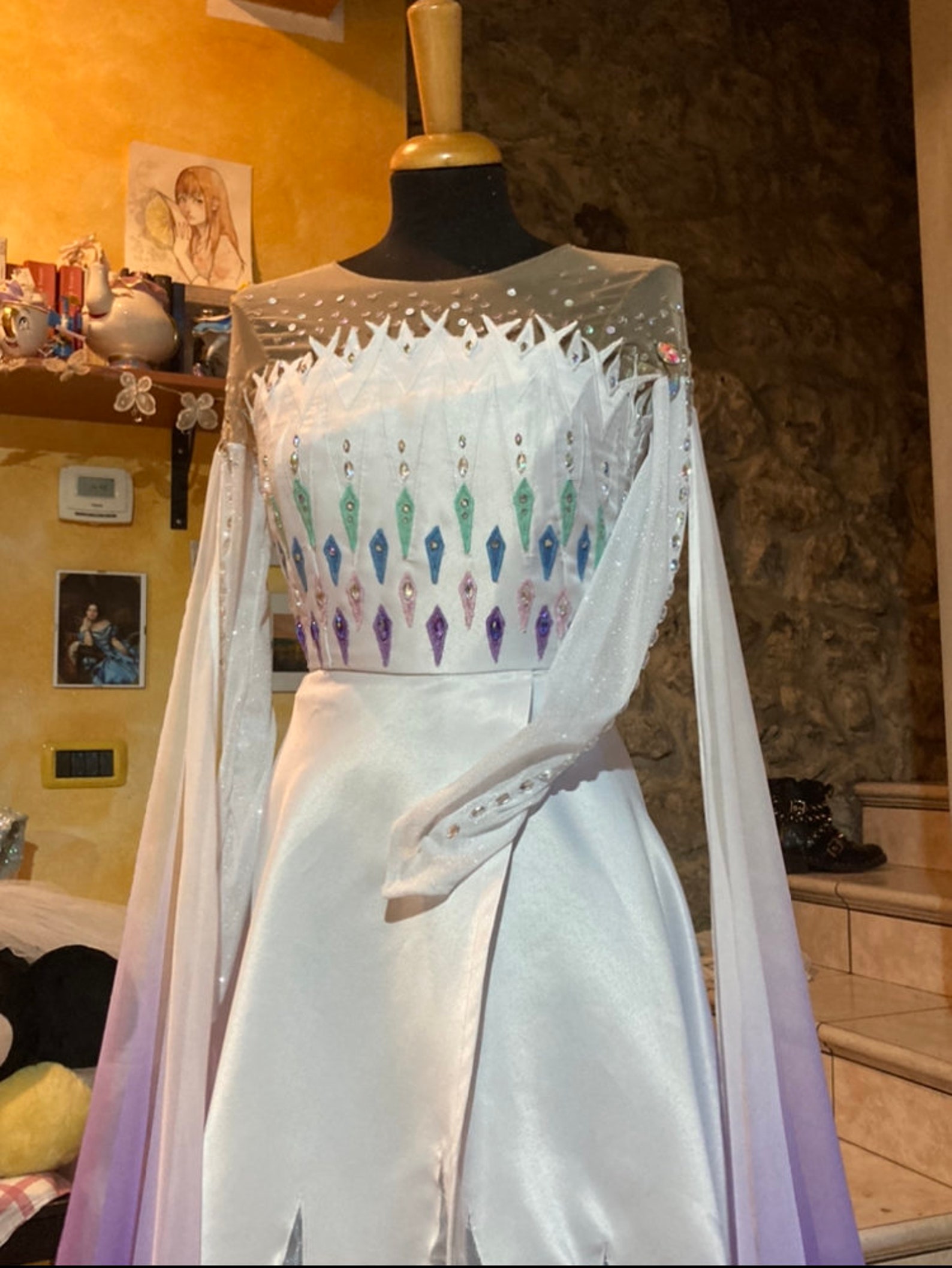 Elsa Frozen 2 Spirit Gown Disney Costume Cosplay - Etsy